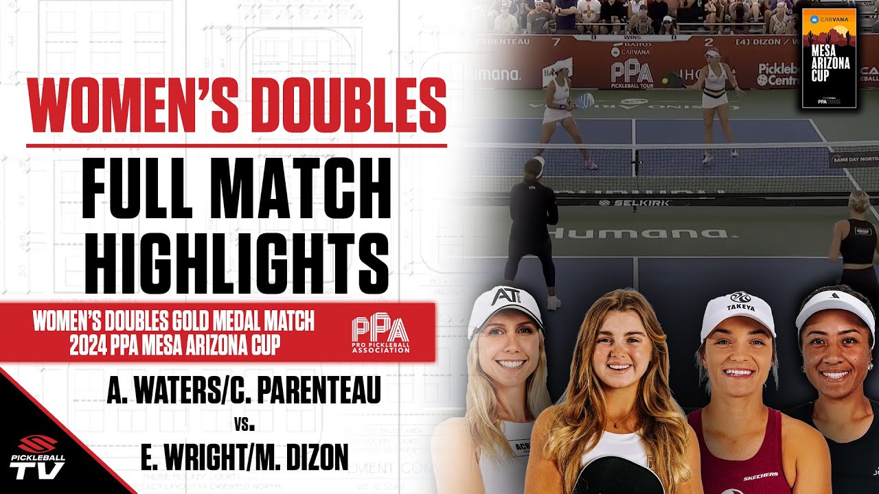 2024 PPA Mesa Arizona Women's Doubles Gold Medal - A. Waters/C ...