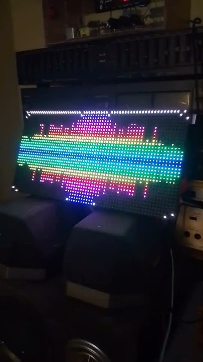 Spectrum analyzer esp32 p5 rgb matrix #shorts #spectrum #analyzer - YouTube