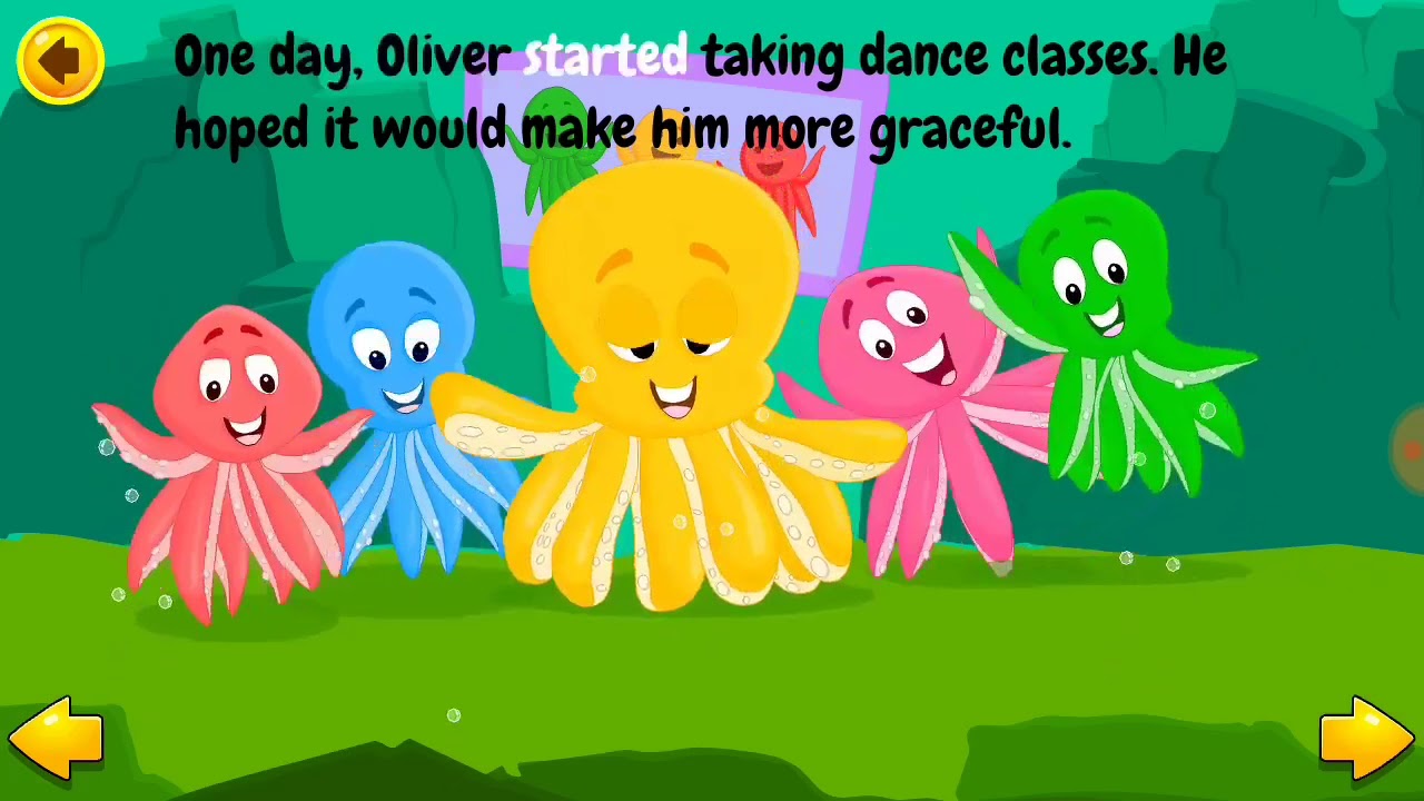 Ocean Tales - Oliver the Clumsy Octopus | Bedtime Stories for Kids ...