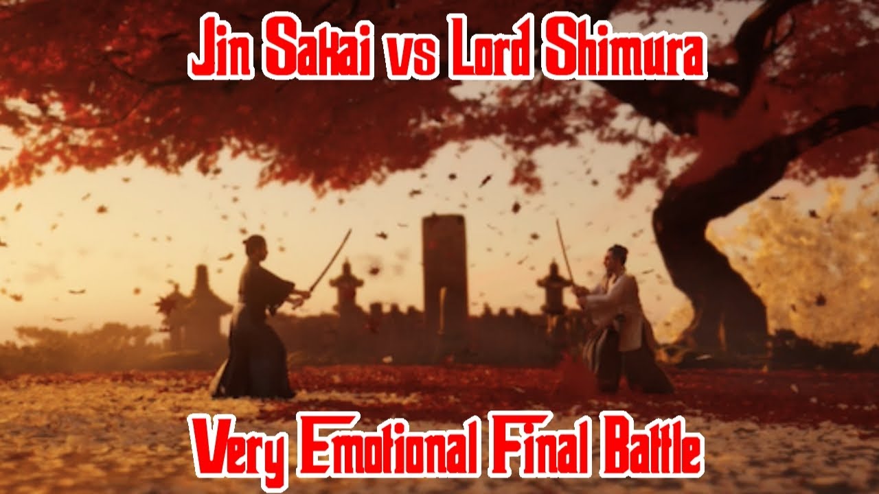 Jin Sakai vs Lord Shimura Very Emotional Final Battle (Ghost Of ...