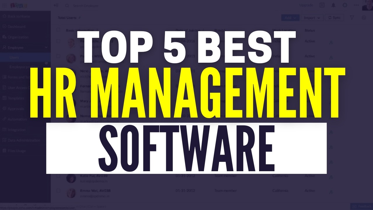 Best HR Software 2025: Top 5 Tools For Human Resource Management - YouTube