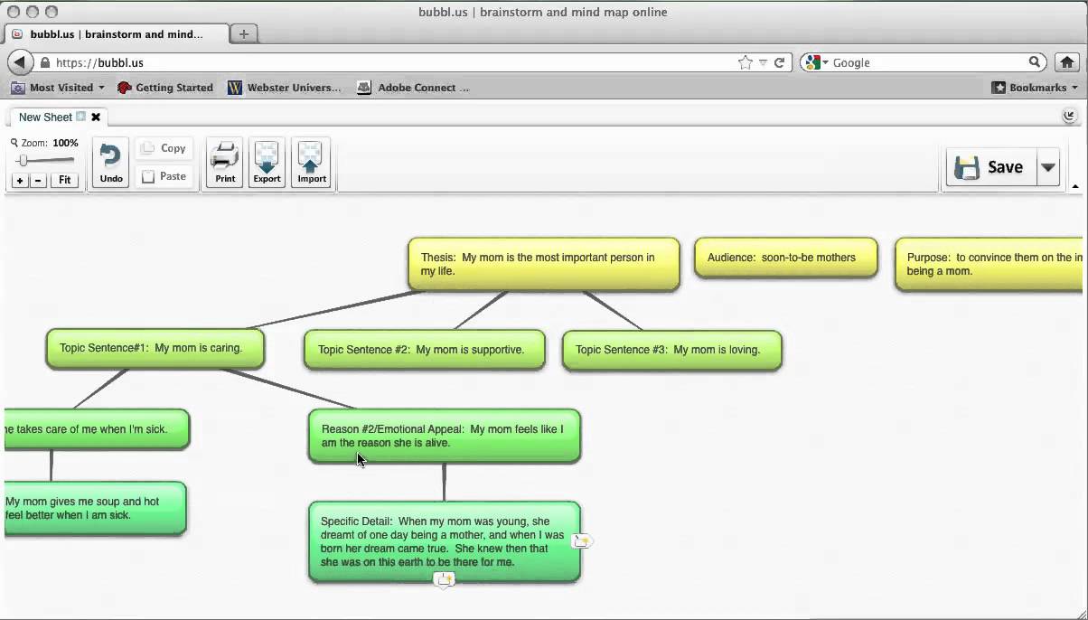 How to Use Bubble.us - YouTube