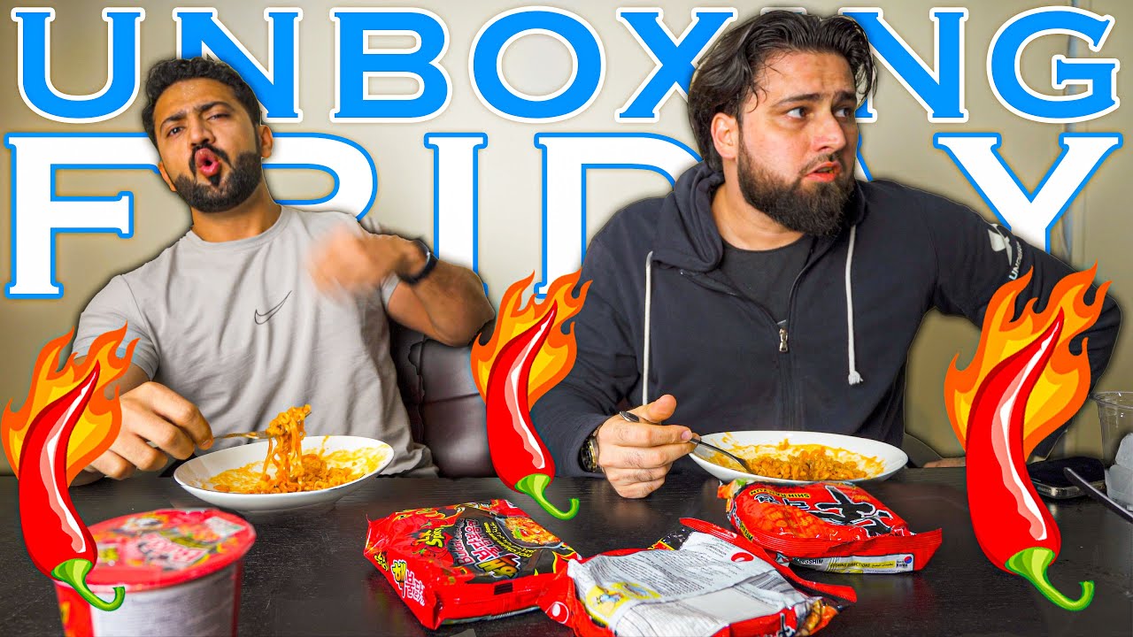 Korean FIRE🔥🌶 Noodles Challenge 🥵 | Unboxing Friday | Episode 2 - YouTube