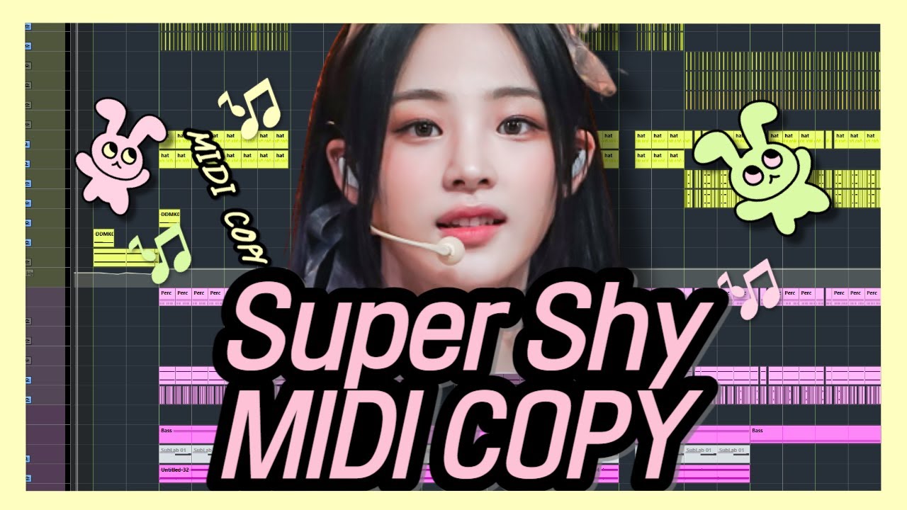 NewJeans Super Shy Instrumental Midi Copy | 미디 카피 - YouTube