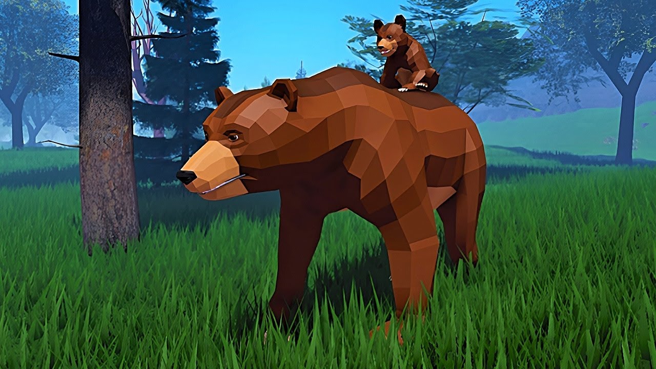 Animal Life: Forest RP 🐻🦌🦝🦊🐰 | Grizzly Bear Simulator | Reindeer - Roblox - YouTube