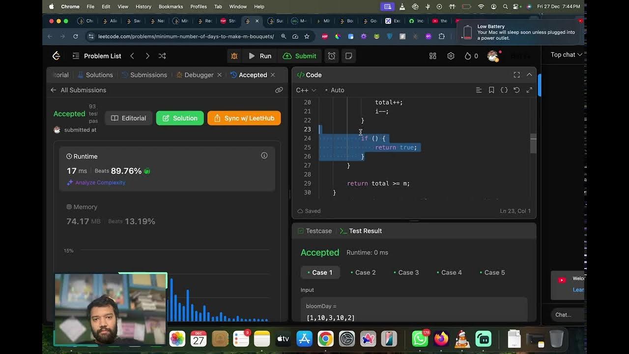 FAANG/MAANG interview preparation (Striver Sheet, LC 1482 ) - YouTube