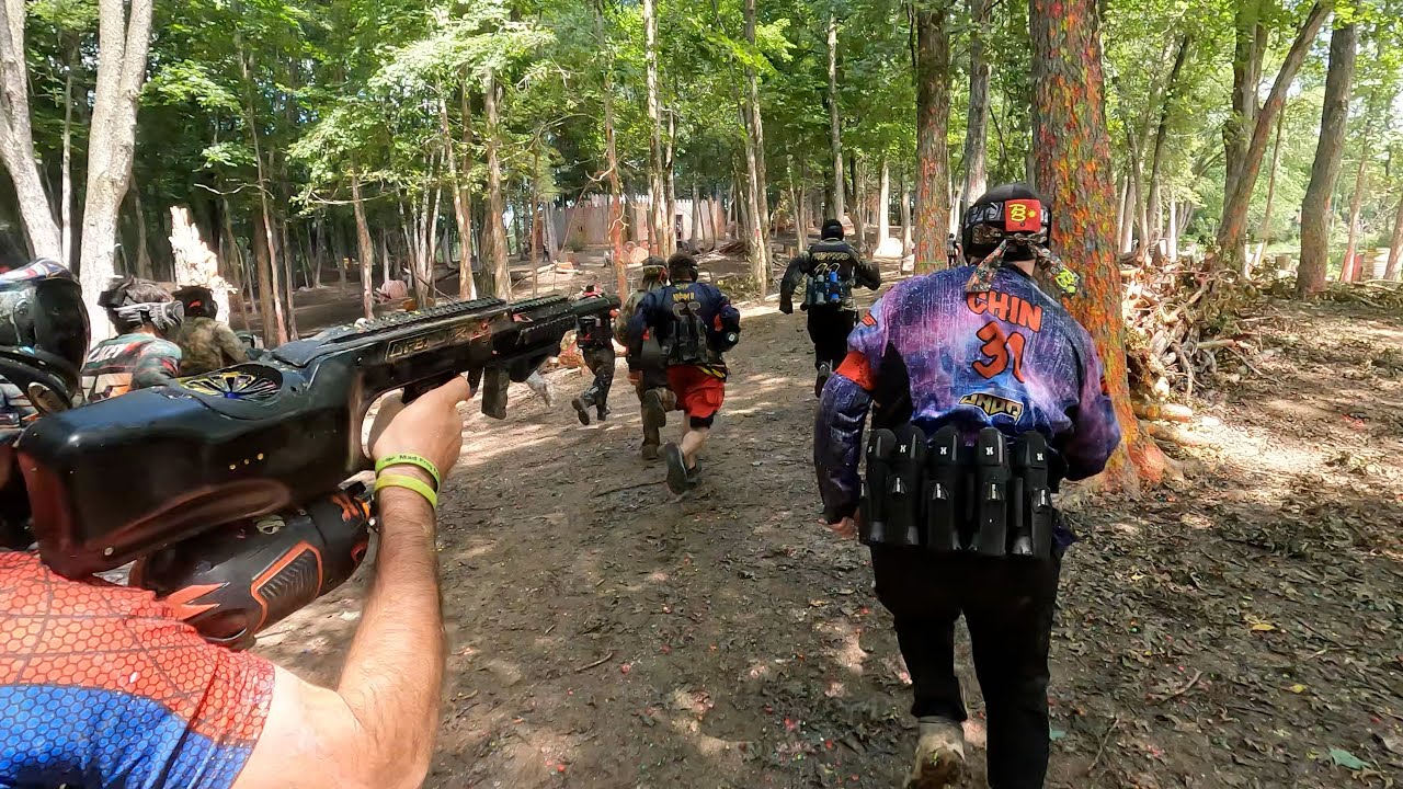 Hell Survivors Monster Game Scenario Paintball - YouTube