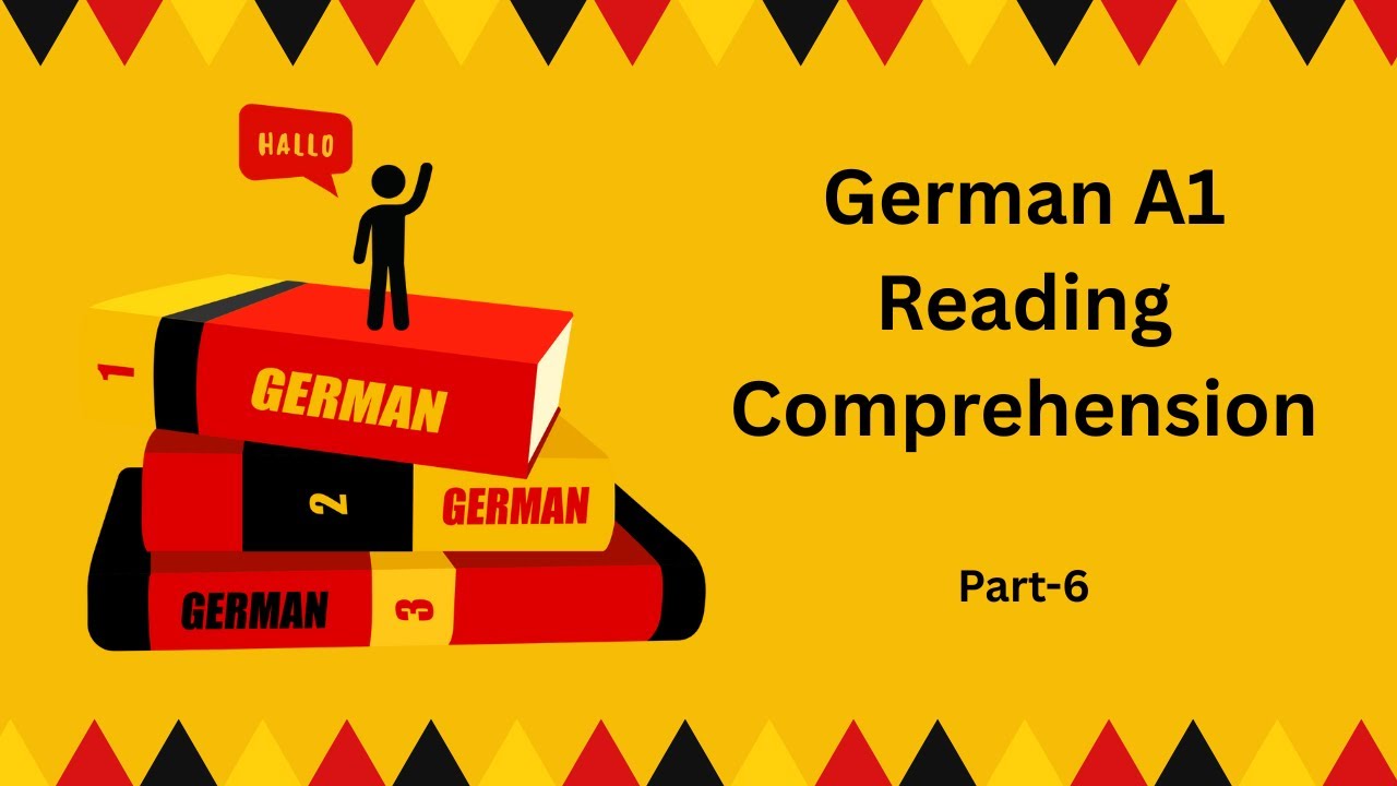 Learn German with Reading Comprehension /Leseverstehen Deutsch A1 # ...