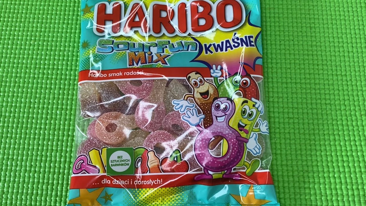 Haribo Sour Fun Mix Unboxing | Haribo Unboxing | Satisfying Video # ...