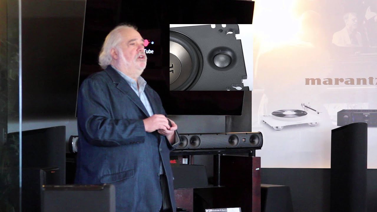Sandy Gross of GoldenEar Technology at Electronics Expo Of Wayne, NJ ...