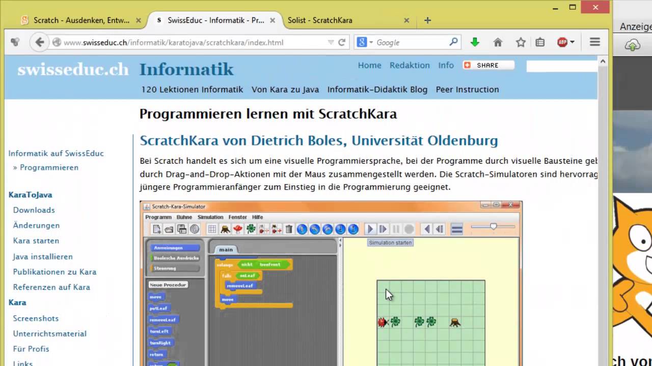(2) 1 + 1 = 2 - Der Scratch - Kara - Simulator - YouTube