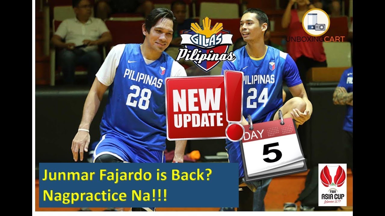 Gilas Update! Day 5 in Fiba Asia Cup Junmar Fajardo is Back? - YouTube