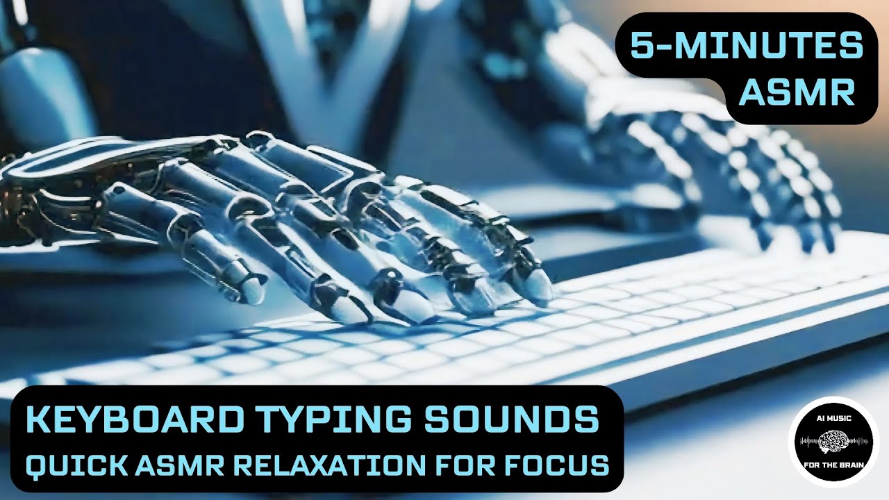 5 Minutes of Keyboard Typing Sounds | Quick ASMR Relaxation for Focus ...