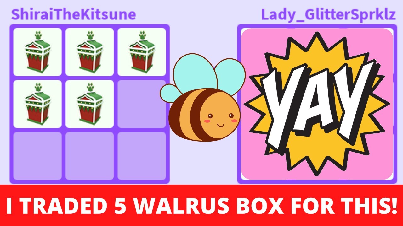 😱I TRADED 5 WALRUS BOX FOR THIS!😱 WFL? [ ADOPT ME TRADING ] - YouTube