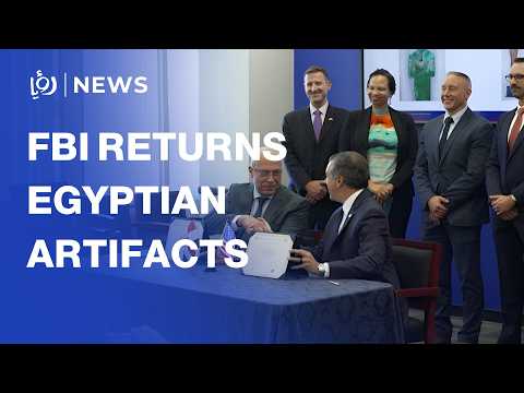 FBI returns 48 ancient Egyptian artifacts to Egypt