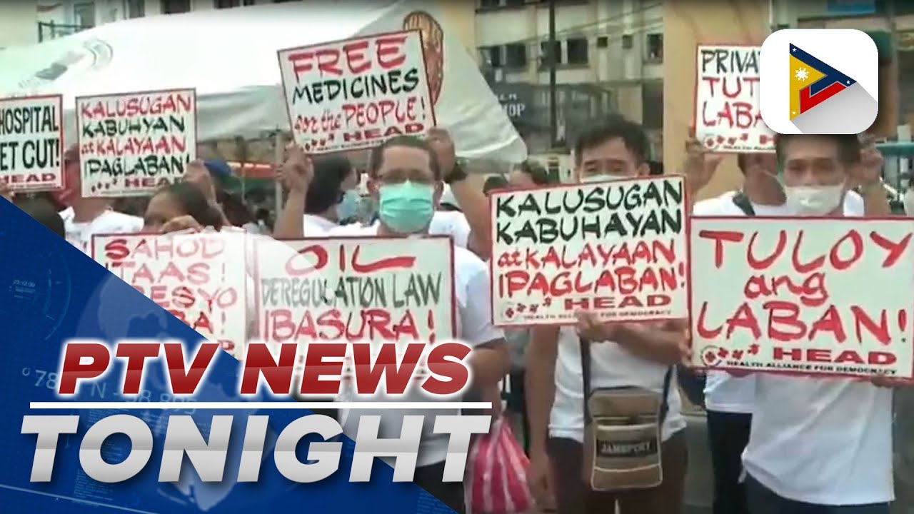 Protest action held in Plaza Miranda by anti-BBM demonstrators - YouTube