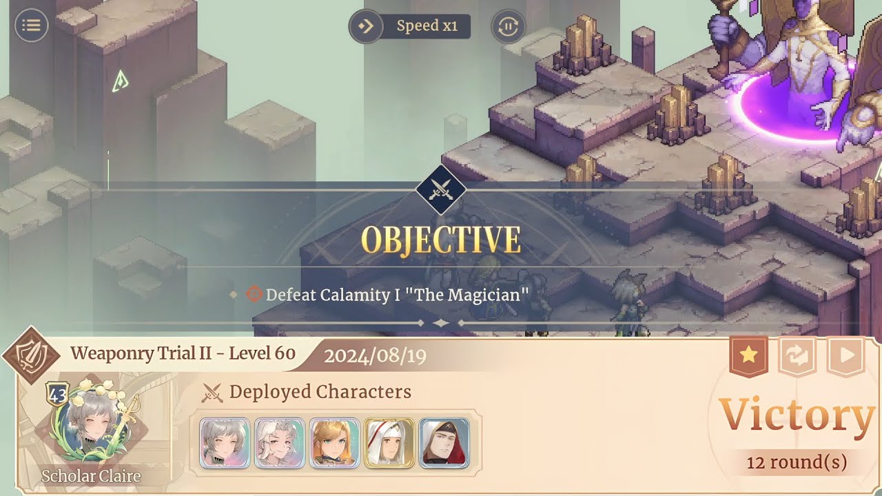 Weaponry Trial 2 - Stage 9 Level 60 (Voyager Level 43) NonoWill version ...