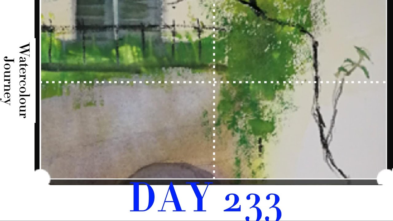 Watercolour DAY 233 - YouTube