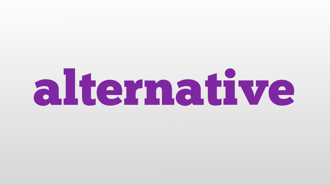 alternative meaning and pronunciation - YouTube