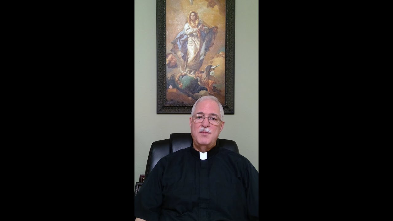 Fr Vincent's reflections on Monday of Holy Week - YouTube