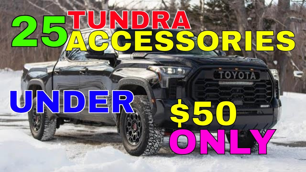 25 Awesome Upgrades MODS Accessories For Toyota Tundra Under $50 ...