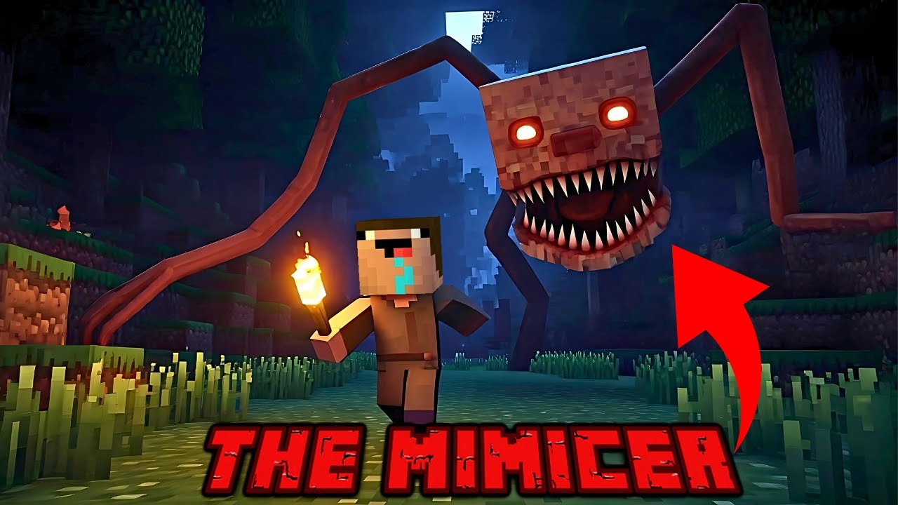 THE MIMICER 😱 Deadliest creature ever in Minecraft! ! - YouTube