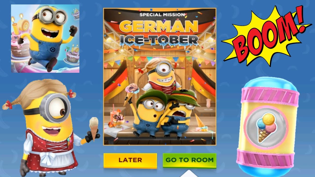 Minion rush GERMAN Ice-Tober Carl New Special Mission Version 9.5.0 ...