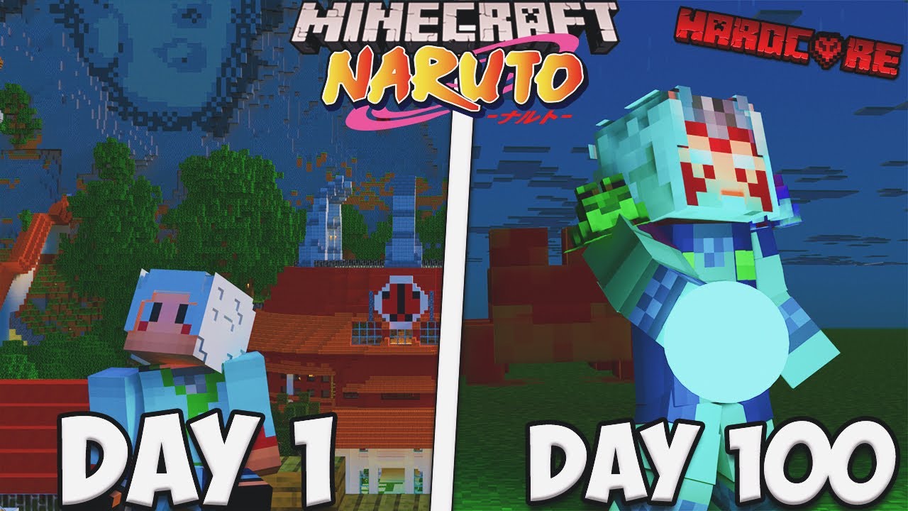 I Survived 100 Days As Jiraiya In HARDCORE Naruto Minecraft! - YouTube