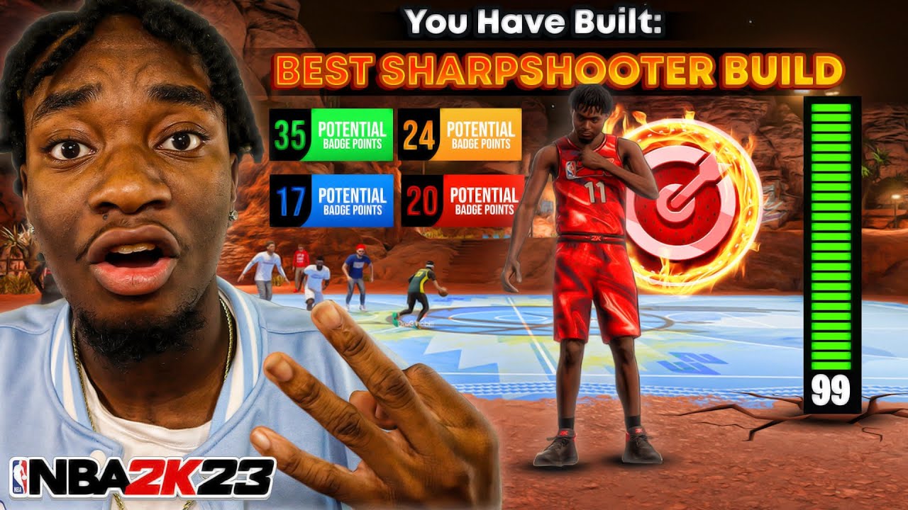 THIS SHARPSHOOTER BUILD WILL CHANGE NBA 2K23 FOREVER! BEST SHARP BUILD ...