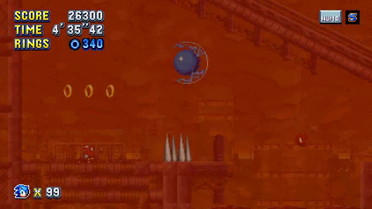 Sonic Mania Ring Attack : Oil Ocean act 2 (Sonic) 572 Rings + secret ...