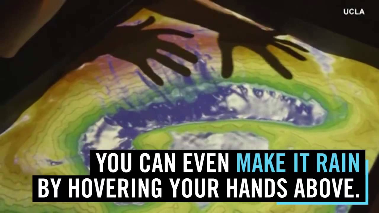 High-Tech Sandbox Explains Earth - YouTube