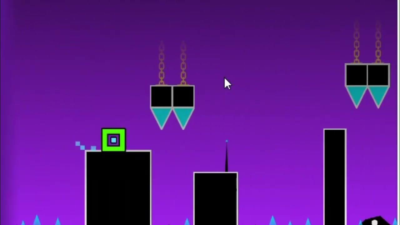 Lets try hacked geometry dash! - YouTube