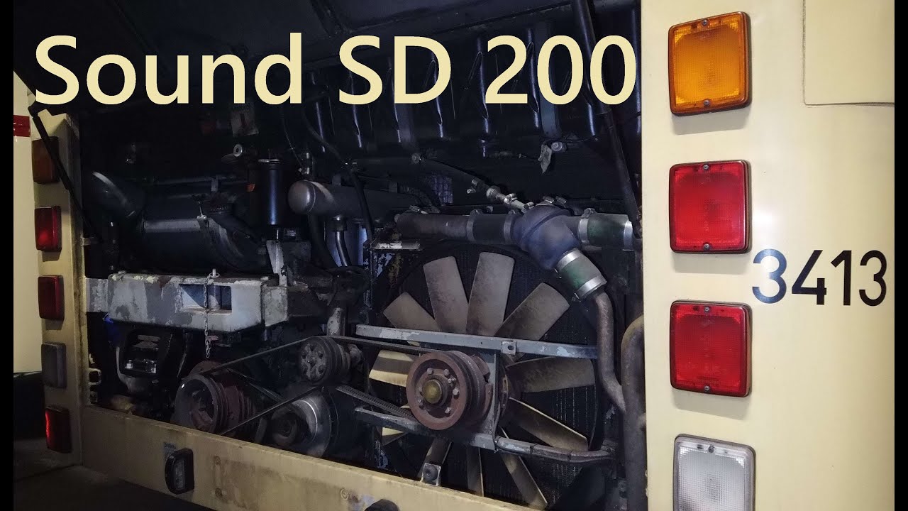 Sound - Bewegungsfahrt in Bildern mit dem BVG MAN SD 200, Wagen 3413 ...