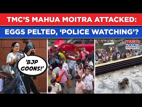 TMC’s Mahua Moitra 'Attack' Video: Police Stand & Watch? MP Shows This, Alleges ‘BJP Goons’| Watch