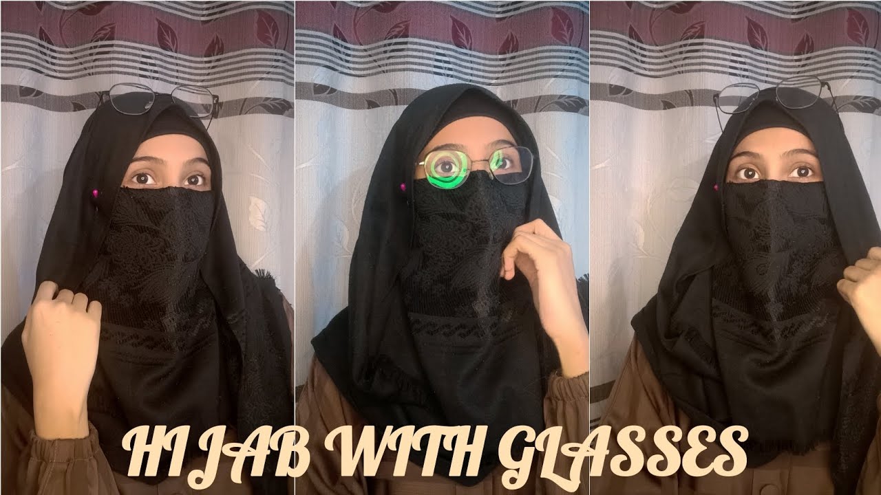 Hijab with glasses |10 days series day2 | new look ; new me | hijab by ...