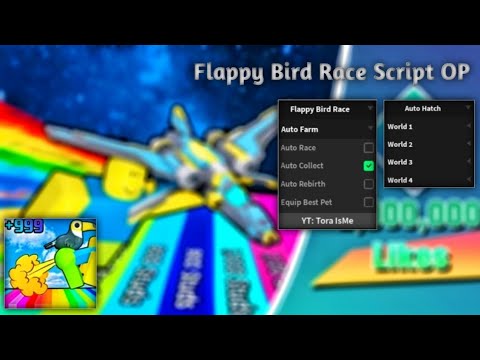 Roblox Flappy Bird Race Script Mobile Fluxus Hydrogen - YouTube