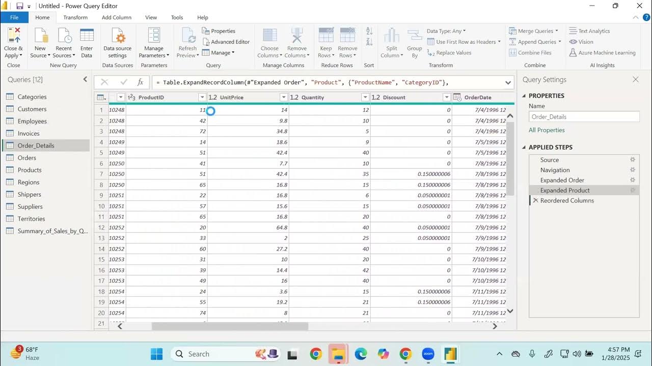 Data Transformation (Null Value Handling , Duplicate Deletion , and ...