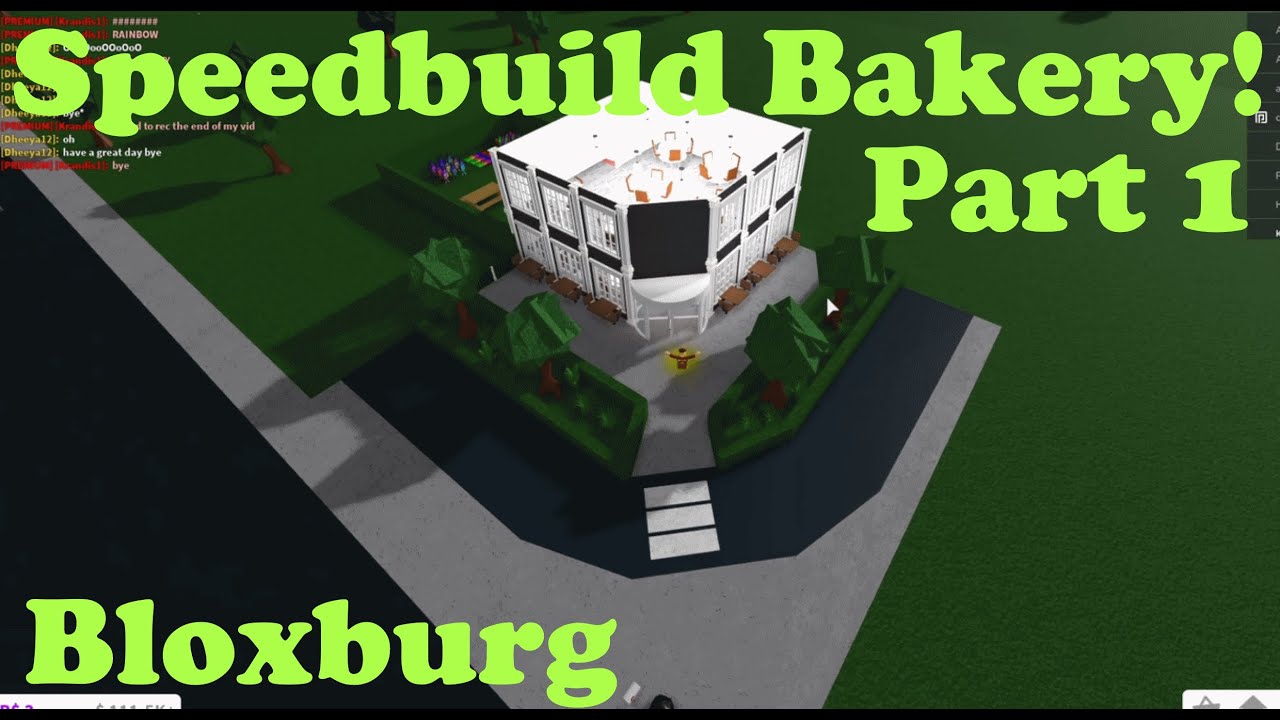 Bakery Speed-build Bloxburg - Part 1 - YouTube