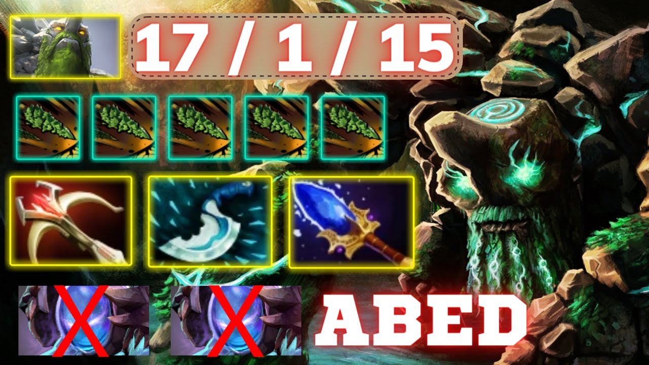 🔥 ABED Tiny 17 Kills 🔥 Insane Tree Throw Damage 2nd ITEM AGHANIM ...