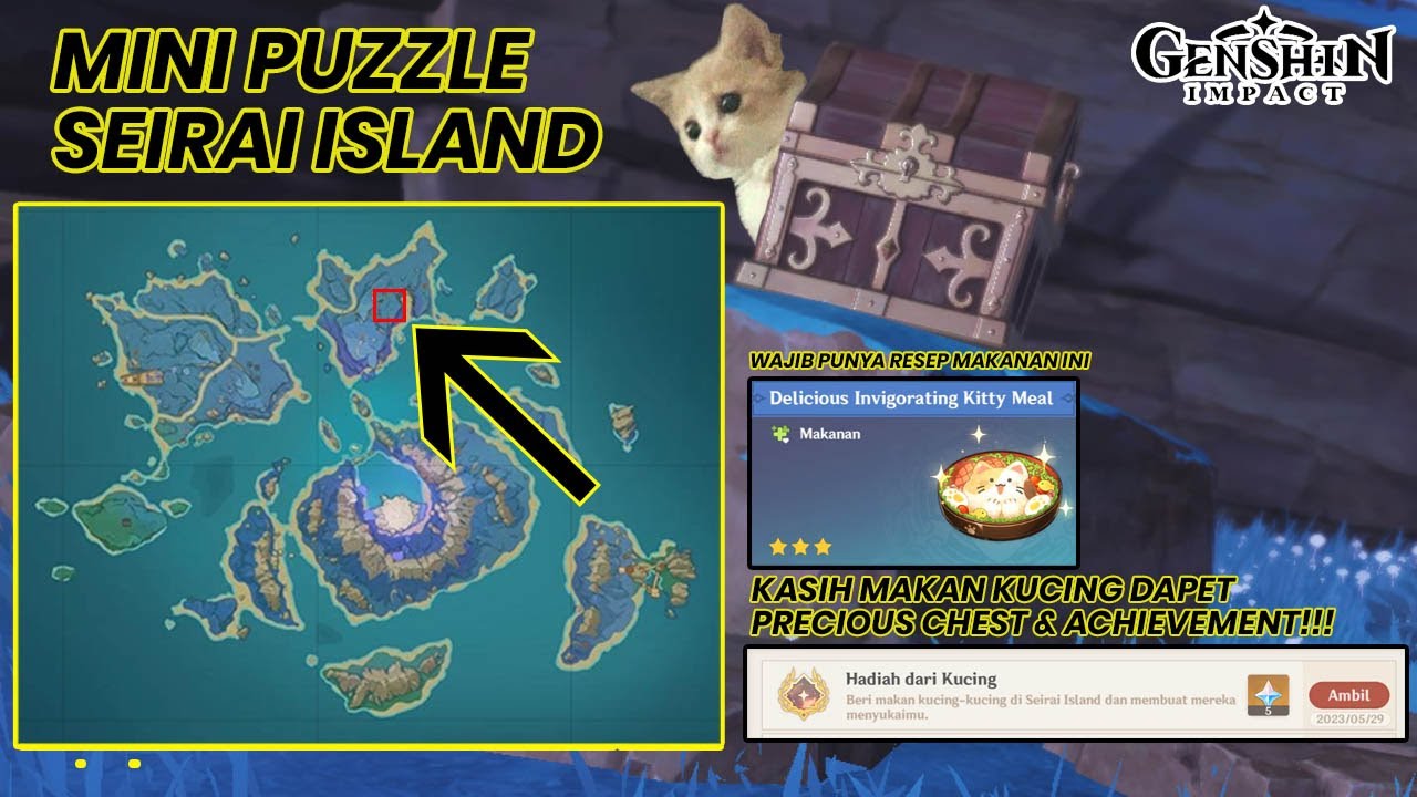 Mini Puzzle Inazuma Seirai Island Dapet Achievement & Precious Chest II ...