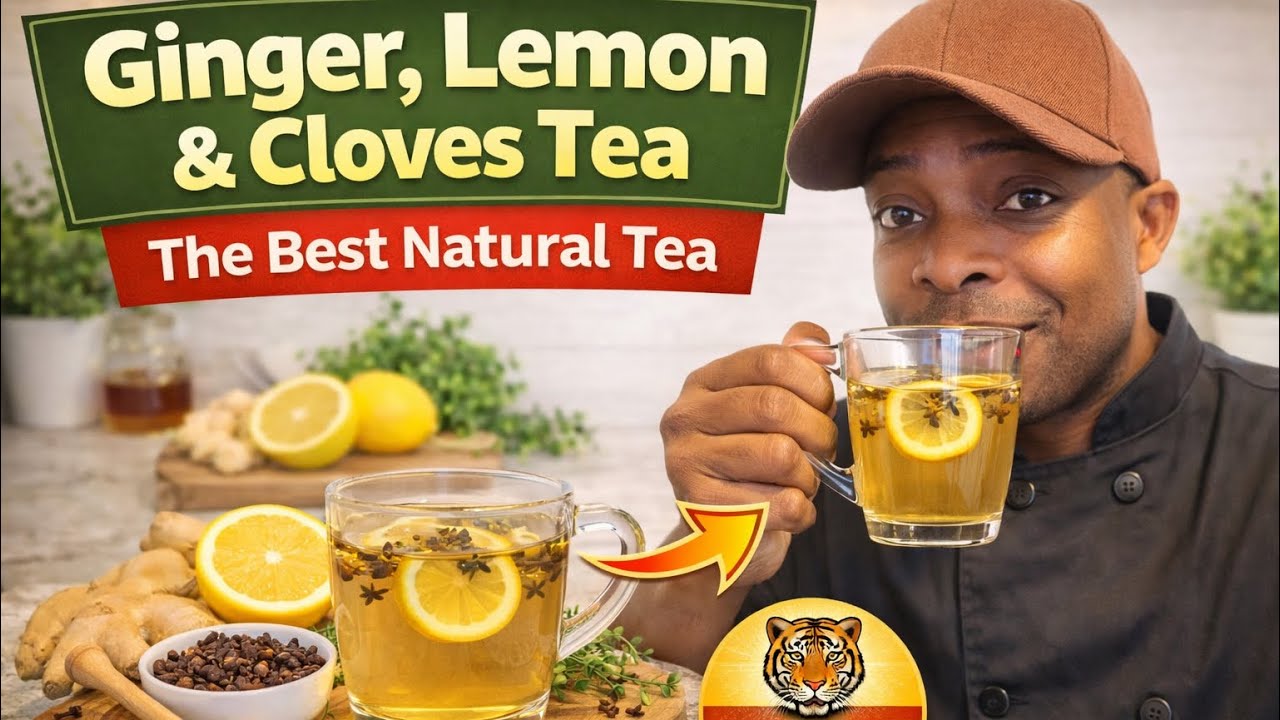 Cloves, Lemon & Ginger Tea | The Best Natural Wellness Drink - YouTube