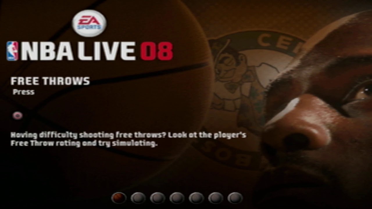 NBA Live 2008 Quick Look at Game Menu Retro Video Game - YouTube