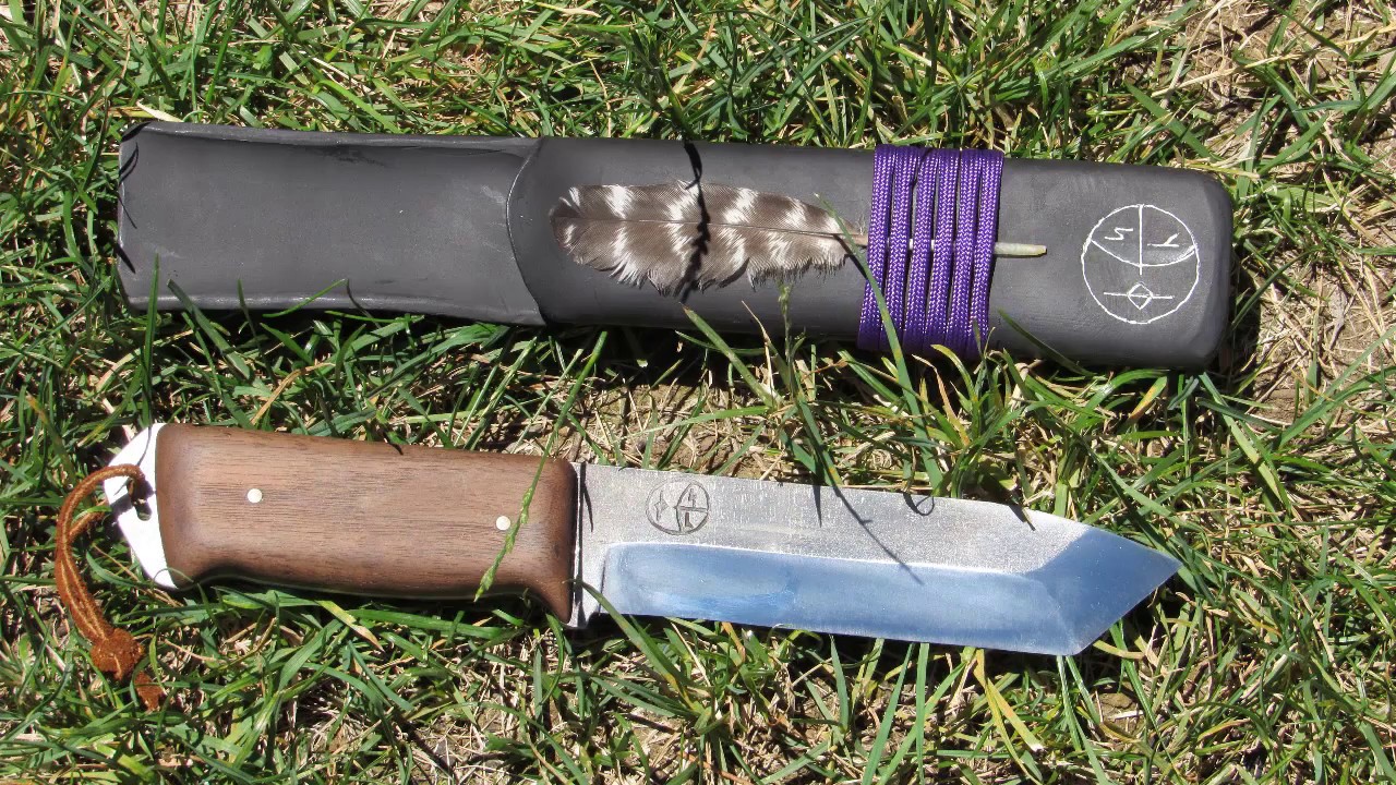 Making Tanto Knife (American Style) - YouTube