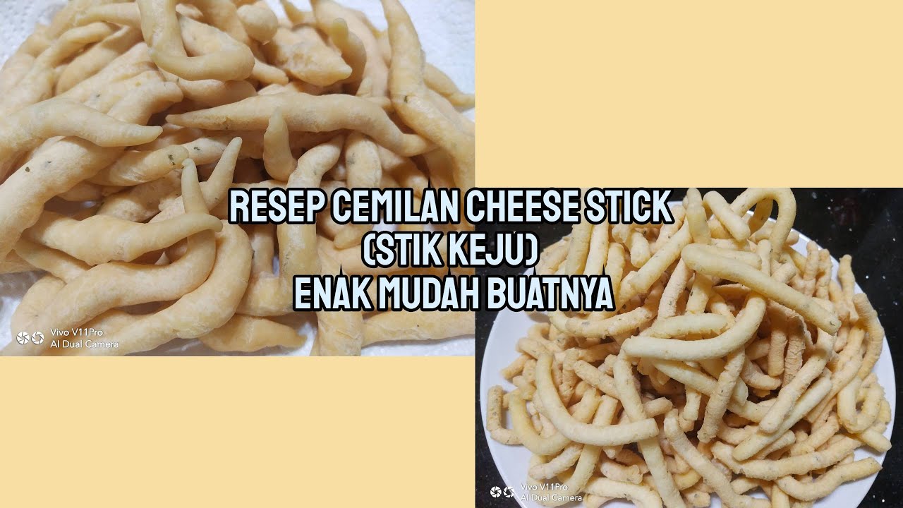 Resep Cemilan Cheese Stick (stik keju) enak mudah buatnya - YouTube