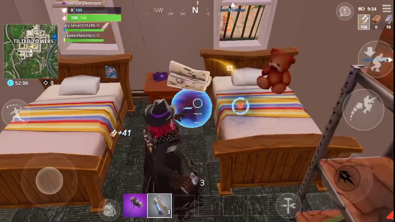 My fortnite mobile builds - YouTube