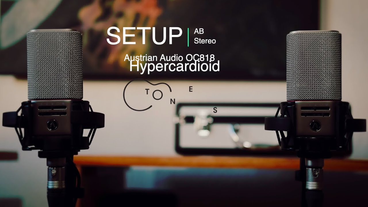 Austrian Audio OC818 Hypercardioid - Narrow AB Stereo | Microphone ...