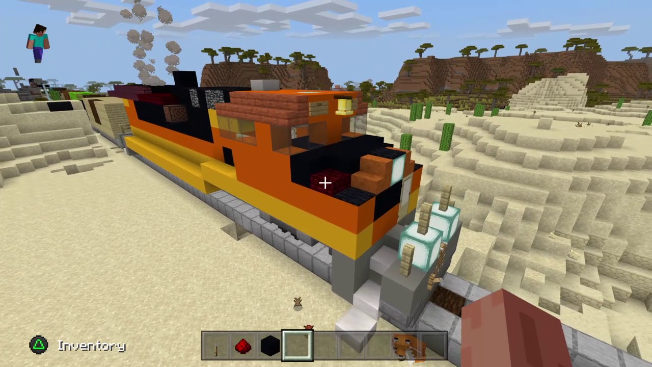 Minecraft trains - YouTube