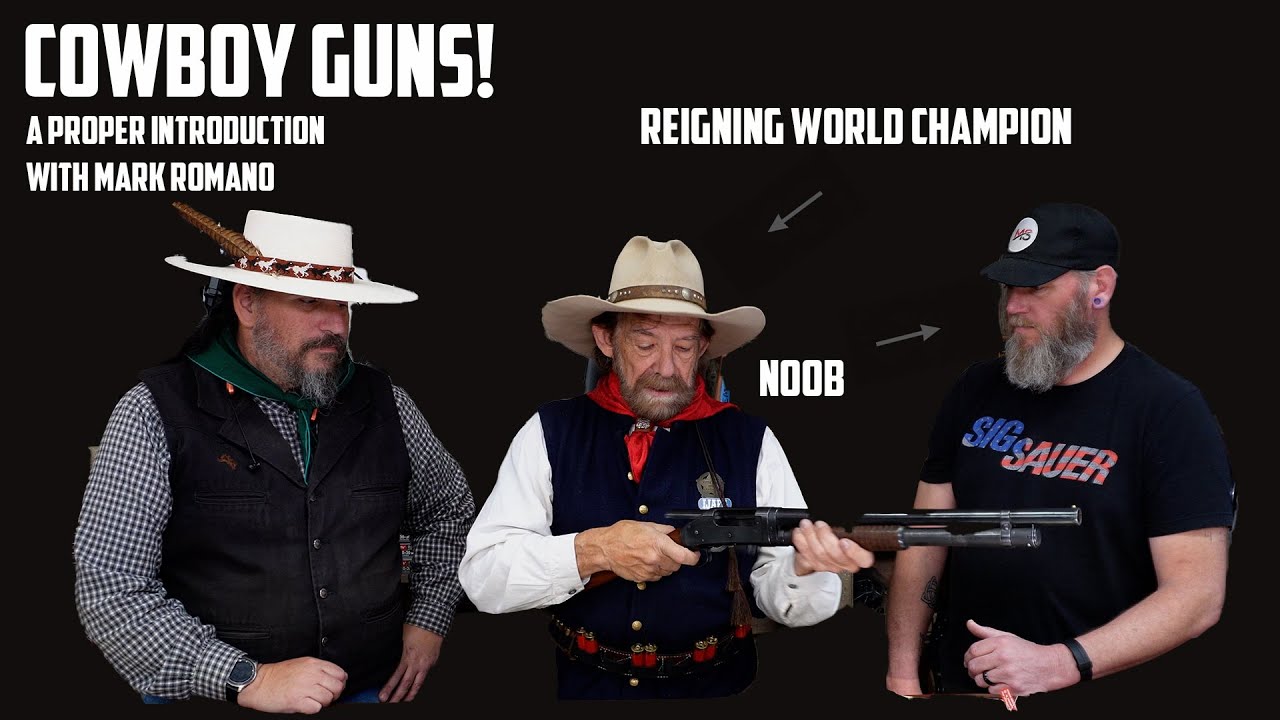 Cowboy Action Shooting World Champ Teaches Me About Cowboy Guns! - Mark ...