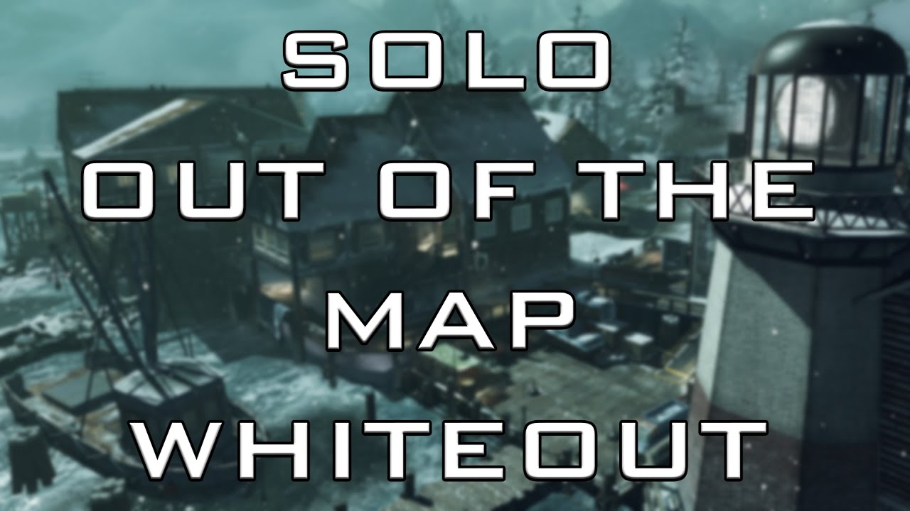 COD Ghosts Glitch - SOLO OUT OF THE MAP WHITEOUT - YouTube