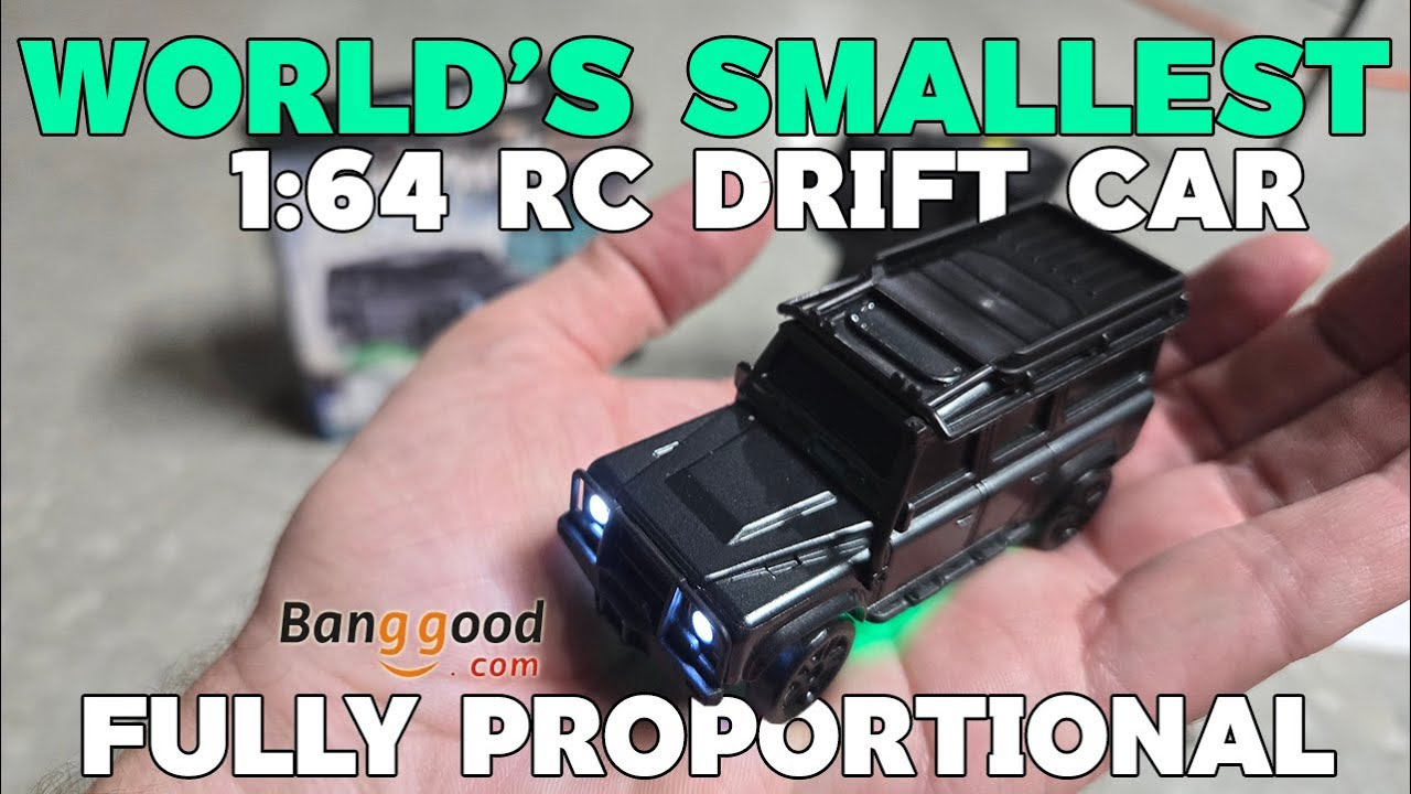 World's Smallest RC Drift Car!! | WSD CV-E87 1:64 RC Drift Car - YouTube